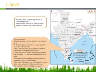 Economic mineral deposits india | PPT