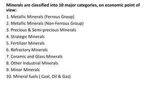 Economic mineral resource of India | PPTX