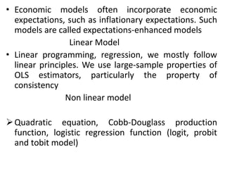 Economic model | PPTX