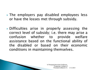 ECONOMIC MODEL OF DISABILITY | PPTX