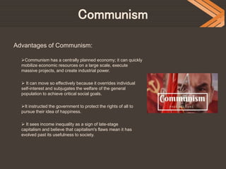 Economic models capitalism, socialism, communism | PPTX