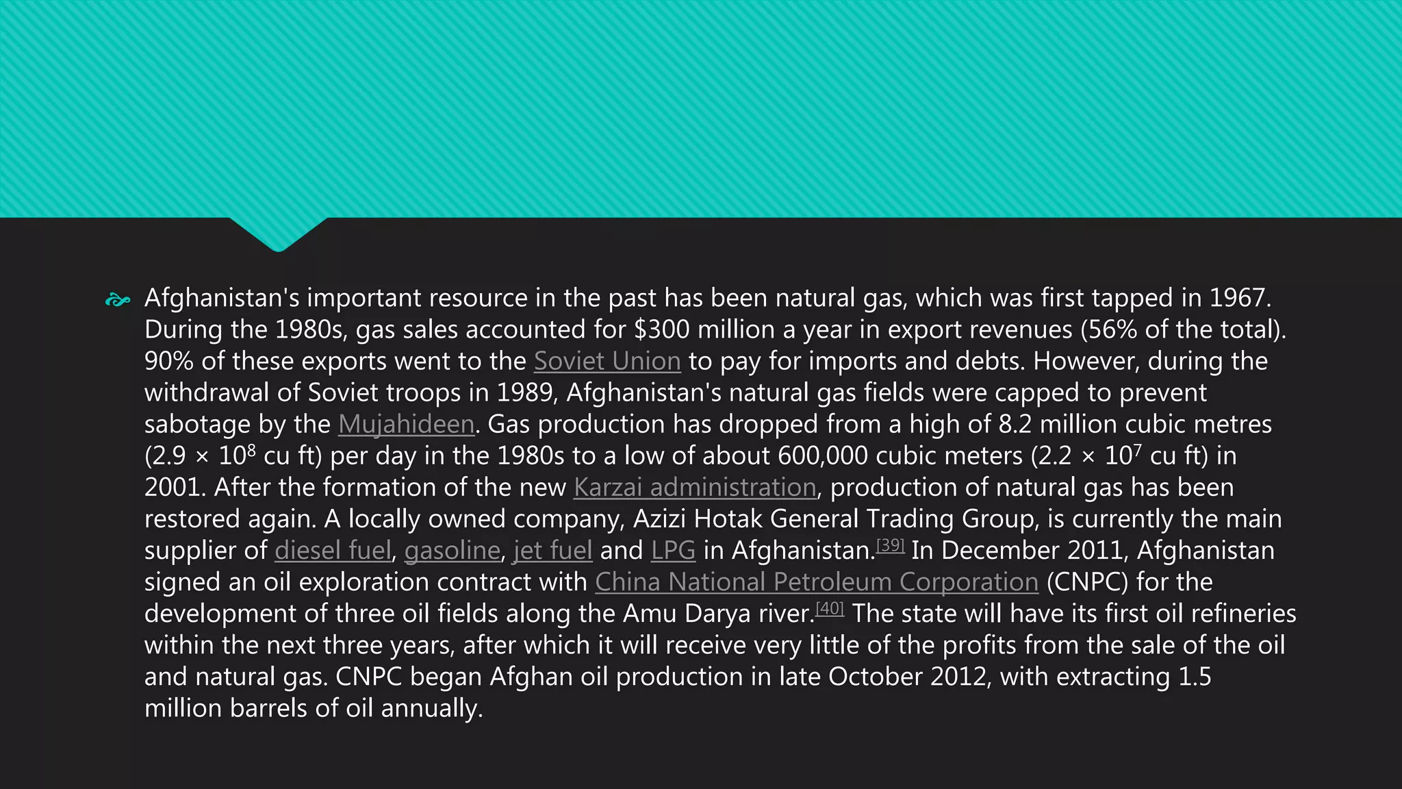 Economic of afghanistan | PPTX