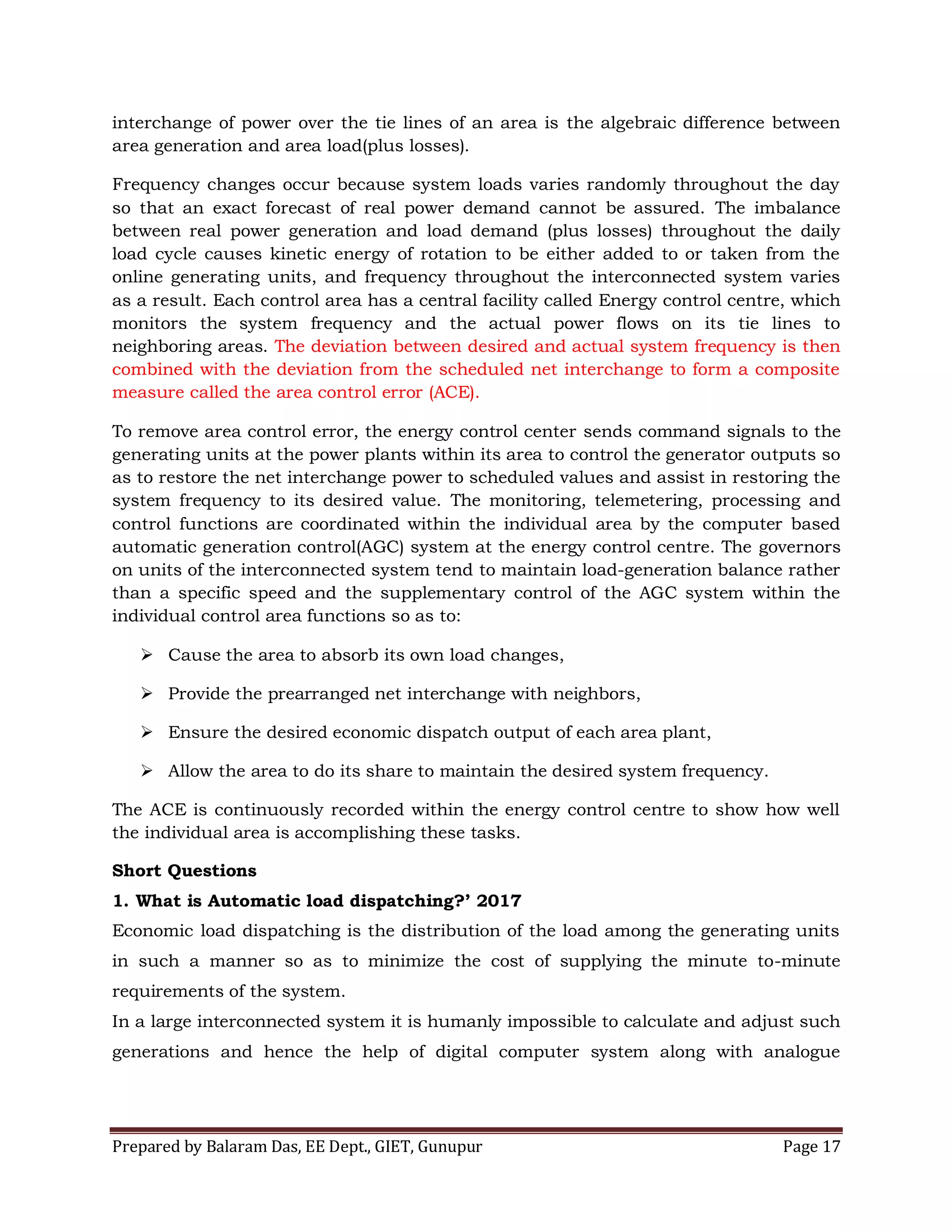 Economic operation of power system | PDF