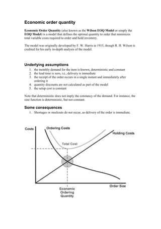 Economic order quantity | DOC