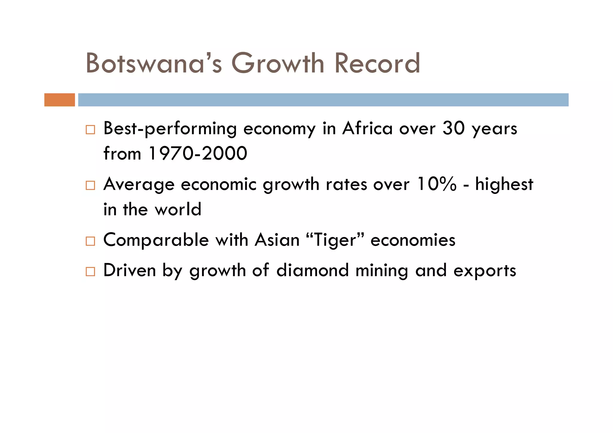 2008:Botswana Economic Overview | PDF