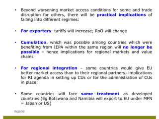 Economic partnership agreements where are we and what challenges for ...