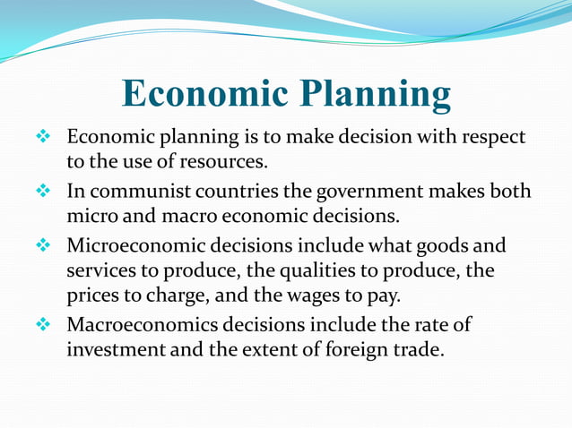 Economic planning | PPTX | Developmental Sites | Real Estate