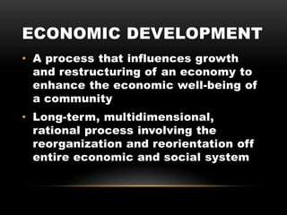 Economic planning and strategy | PPT