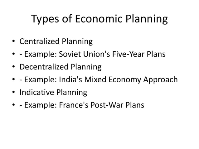 Economic_Planning_Presentation........pptx | Economy | Business and Finance