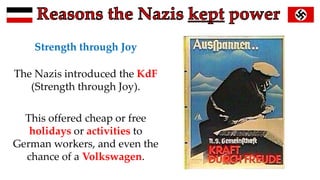 Reasons the Nazis kept power - Economic policies | PPTX