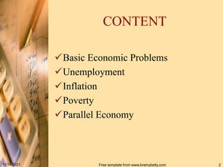 Basic Economic problems | PPTX | Economy | Business and Finance