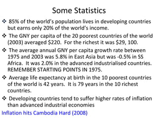 Economic problems of development | PPT