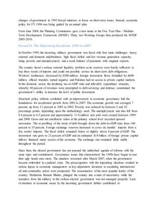 Economic profile of_pakistan_1947-2014 | DOCX