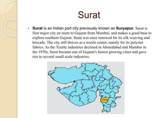 Economic profile of surat city | PPTX