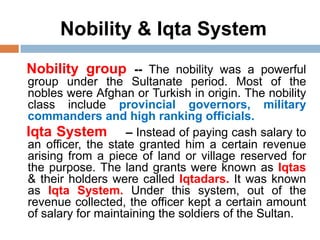Economic prosperity & nobility under delhi sultanate | PPTX