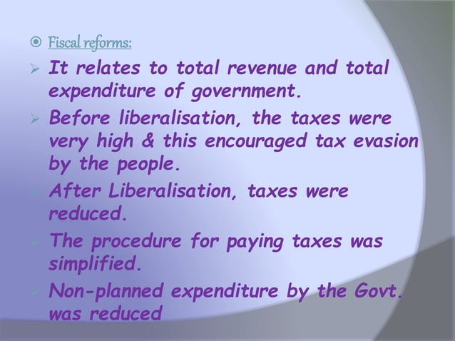 Economic reforms 1991 | PPTX | Business Accounting & Finance | Business