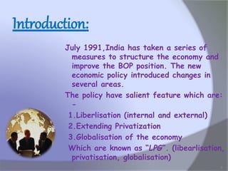 Economic reforms 1991 | PPTX
