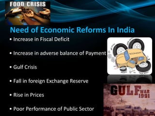 Economic reforms in india | PPTX