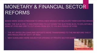 Economic reforms in India 1991 | PPTX