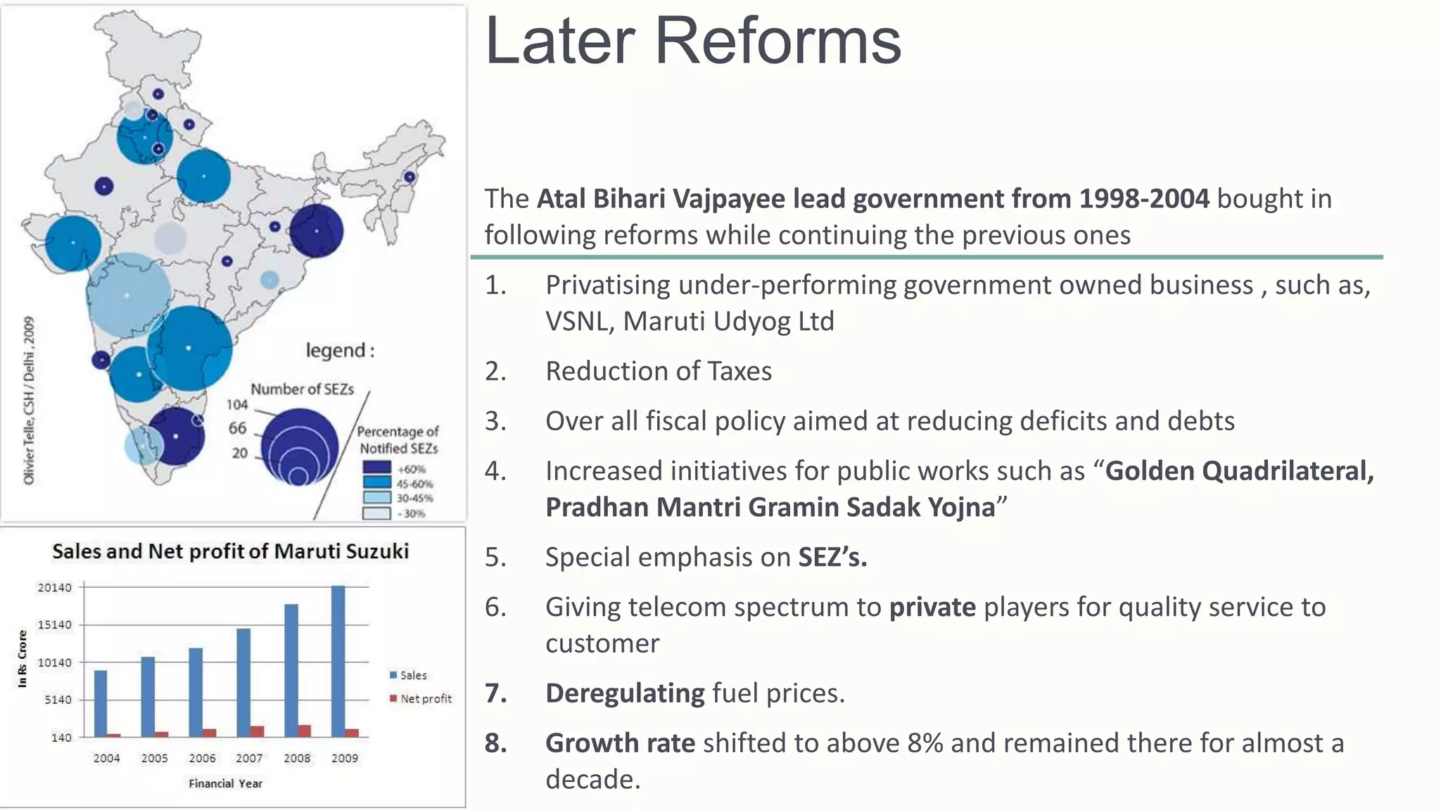 Economic reforms in india since 1991 1-1 | PPTX
