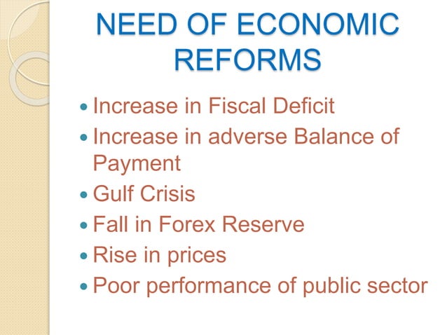 Economic Reforms | PPT