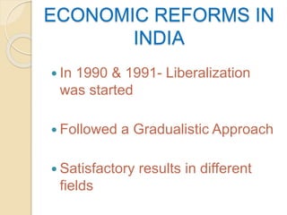 Economic Reforms | PPTX