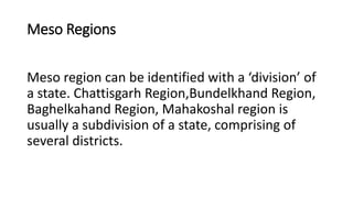 Economic regions of india | PPTX