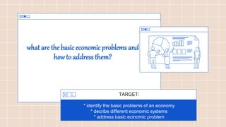 what are the basic economic problems and how to address them | PPT