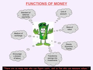 functions of money | PPT
