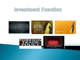 investment function presentation | PPTX