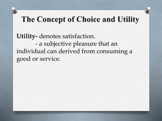 The Consumers Behavior in Economics | PPTX