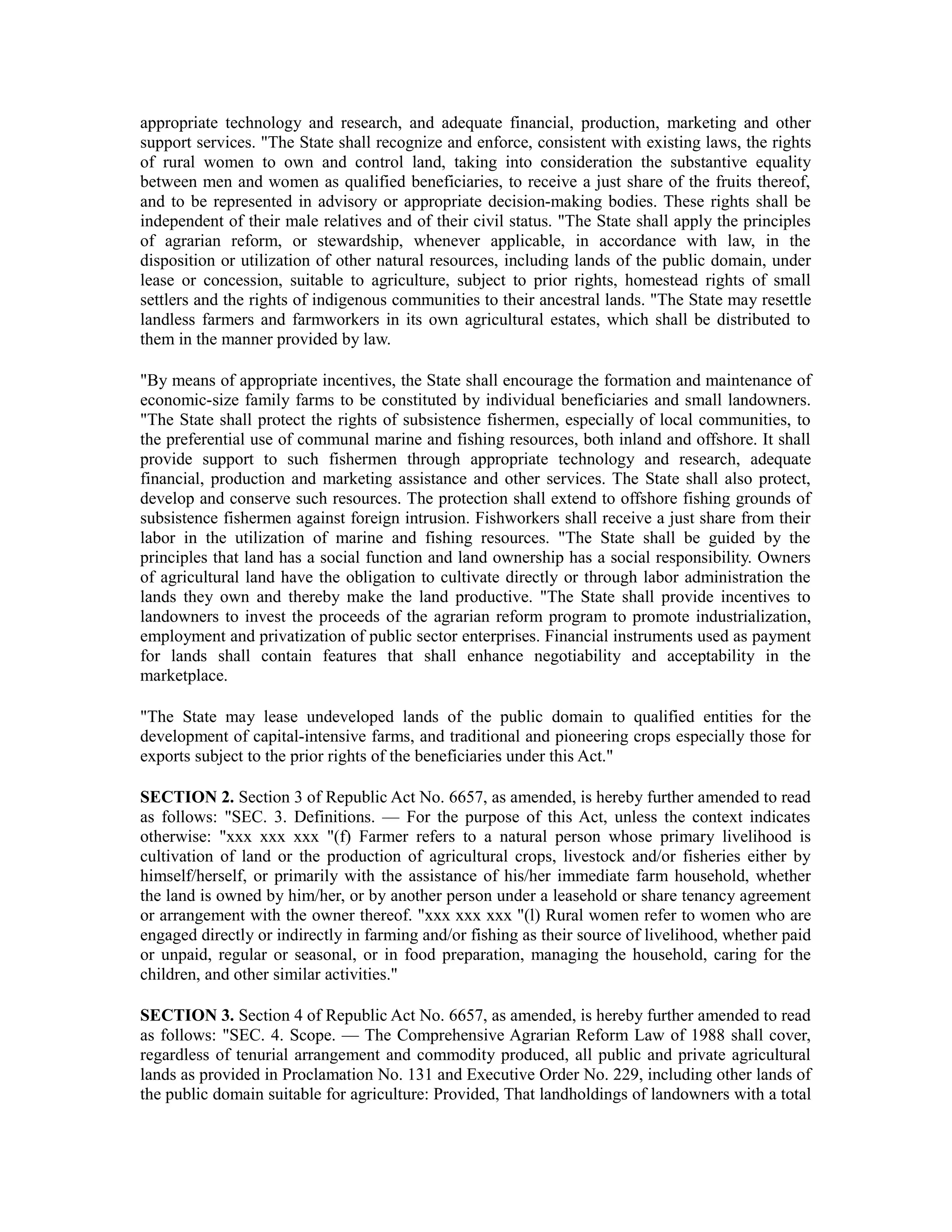 CARPER (Comprehensive Agrarian Reform Program Extension with Reforms ...