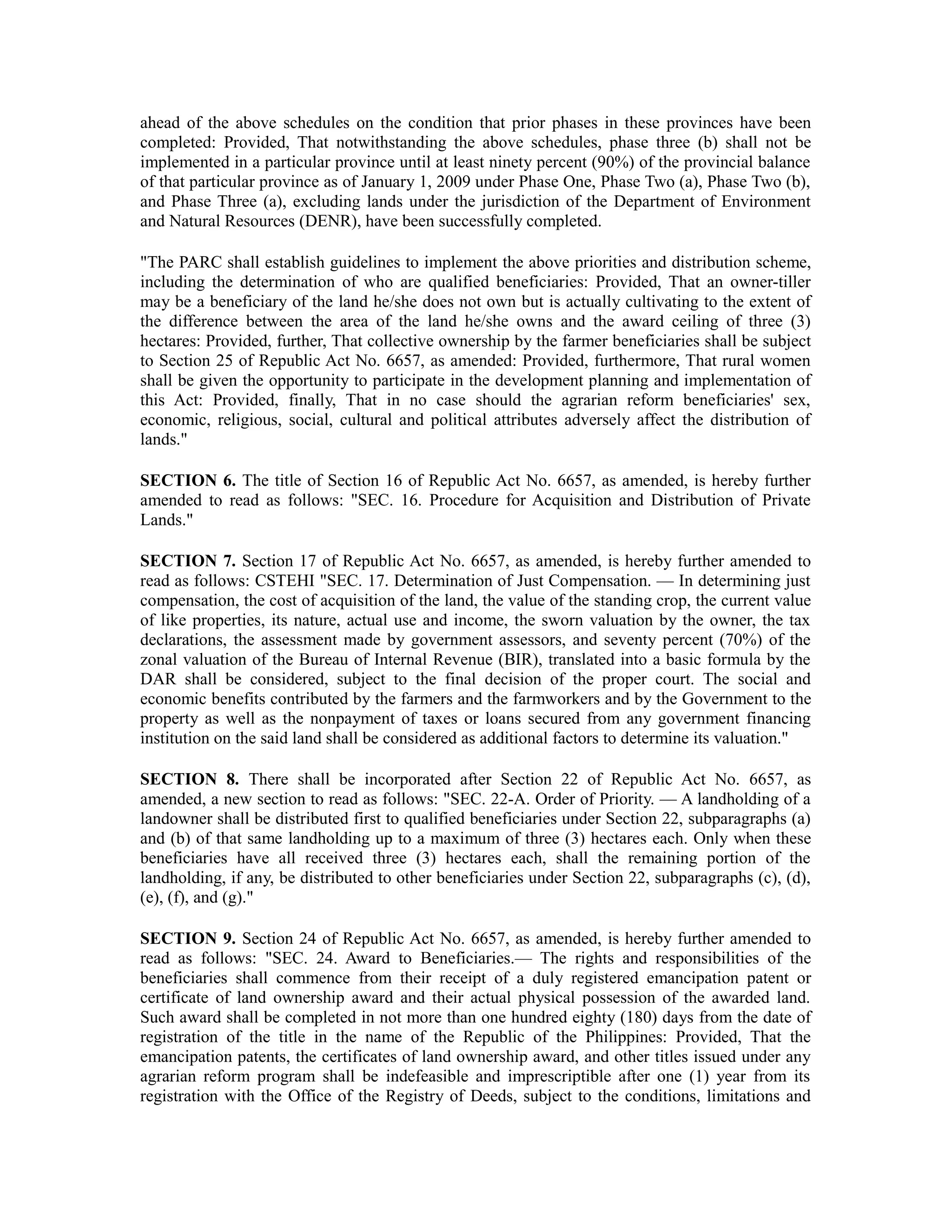 CARPER (Comprehensive Agrarian Reform Program Extension with Reforms ...