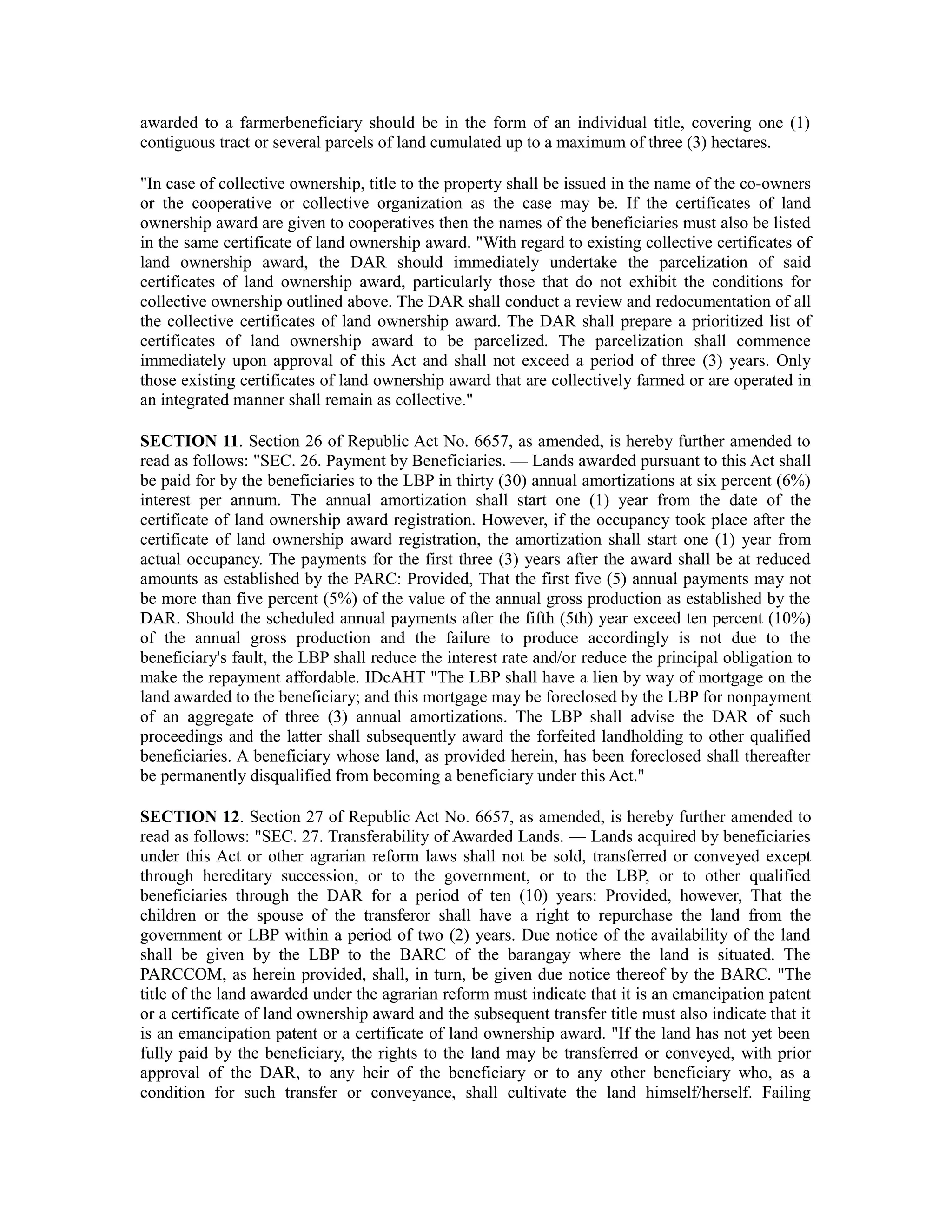 CARPER (Comprehensive Agrarian Reform Program Extension with Reforms ...