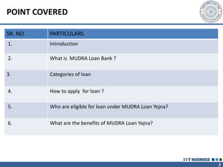 MUDRA YOJNA.pptx1 | PPTX