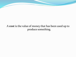 Types of cost | PPTX