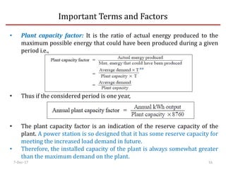 Economics of Power Generation | PPTX
