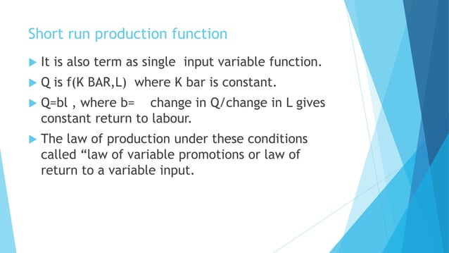 PRODUCTION& PRODUCTION FUNCTION | PPTX | Business | Business and Finance