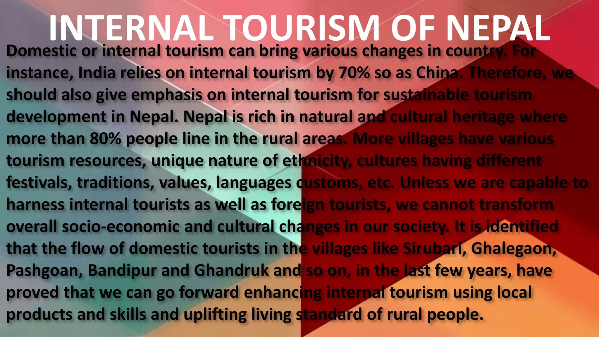 compilation of tourism of nepal | PPT