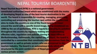 compilation of tourism of nepal | PPTX