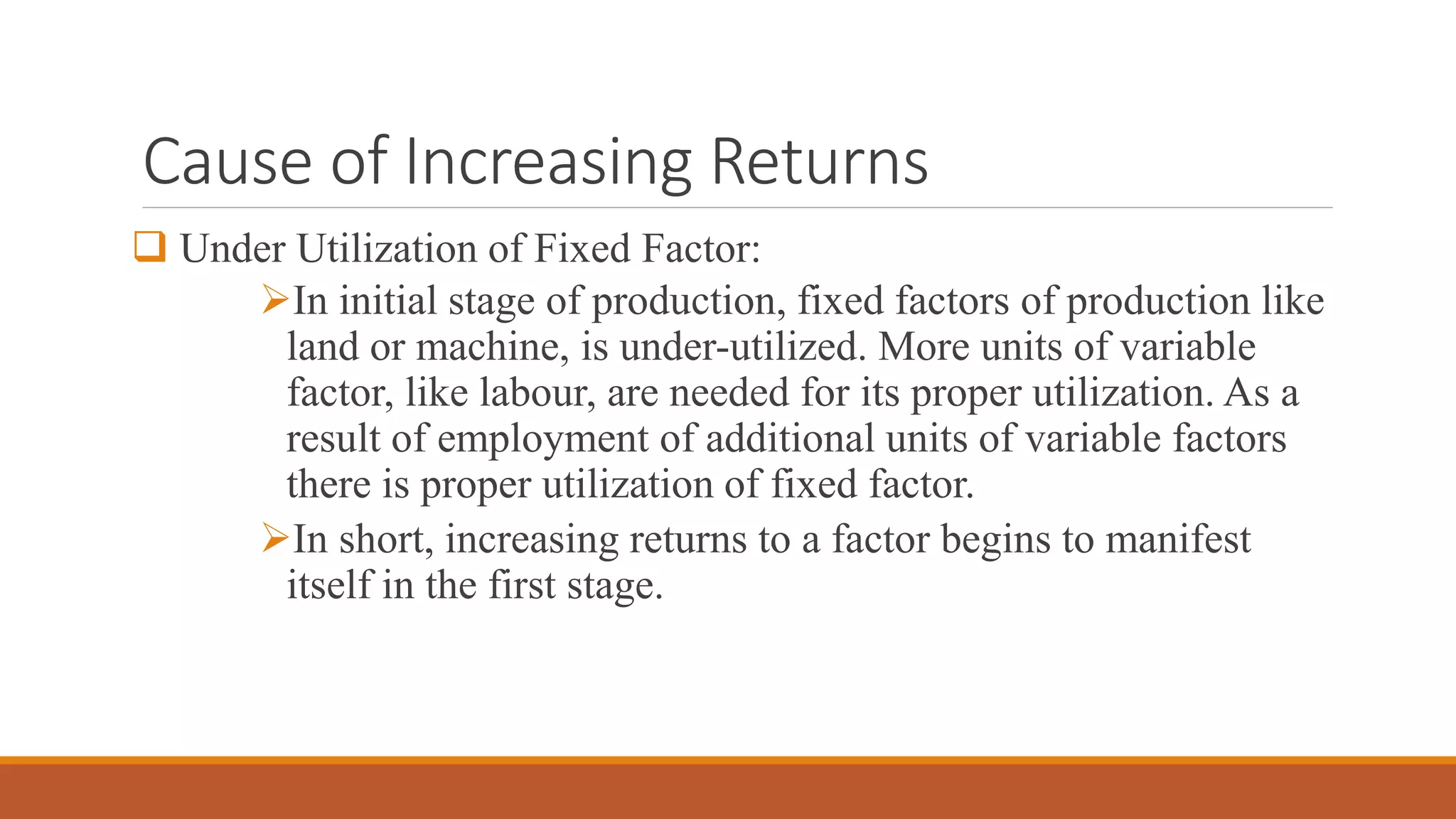 Law of variable proportion | PPTX
