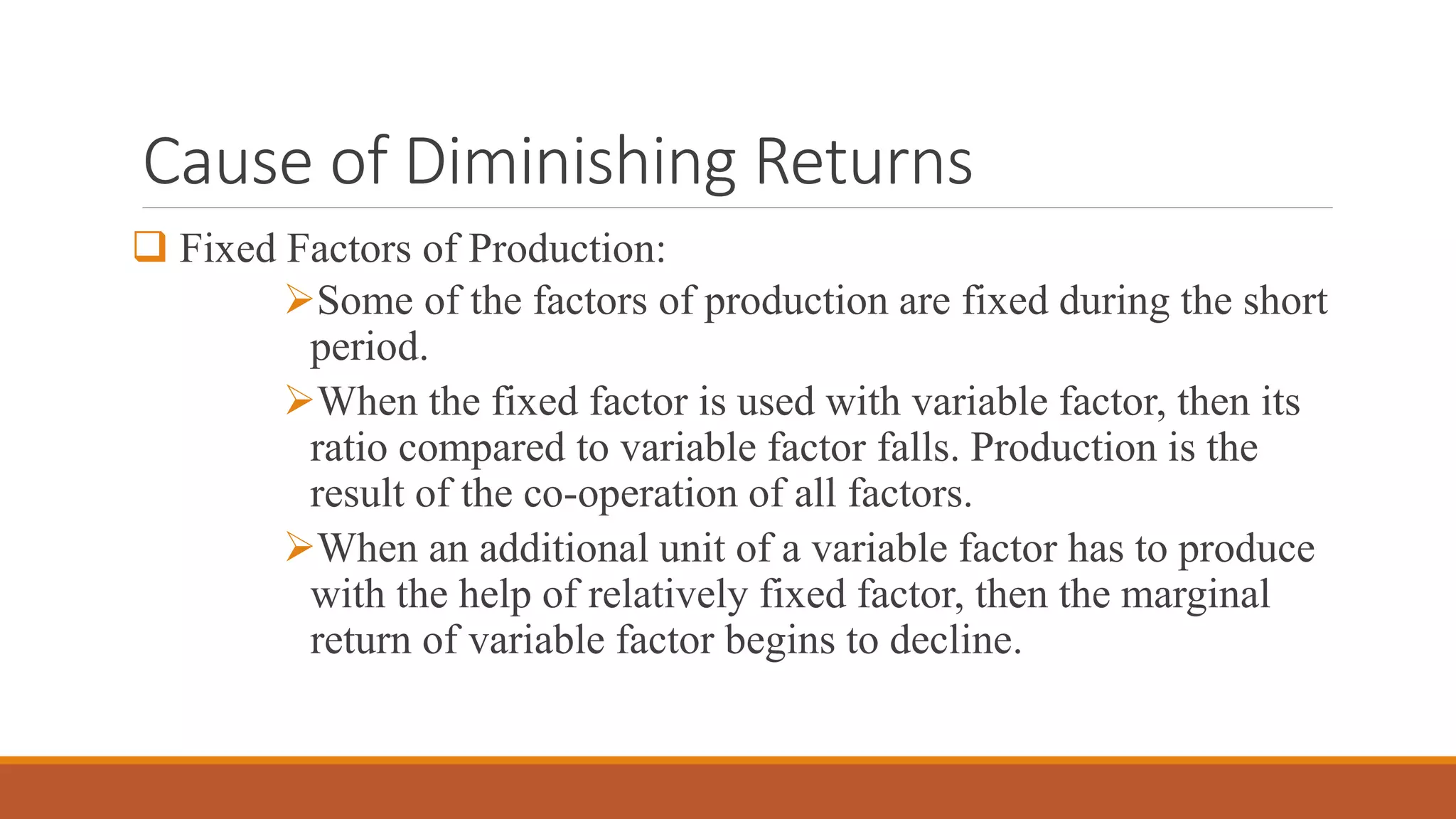 Law of variable proportion | PPTX
