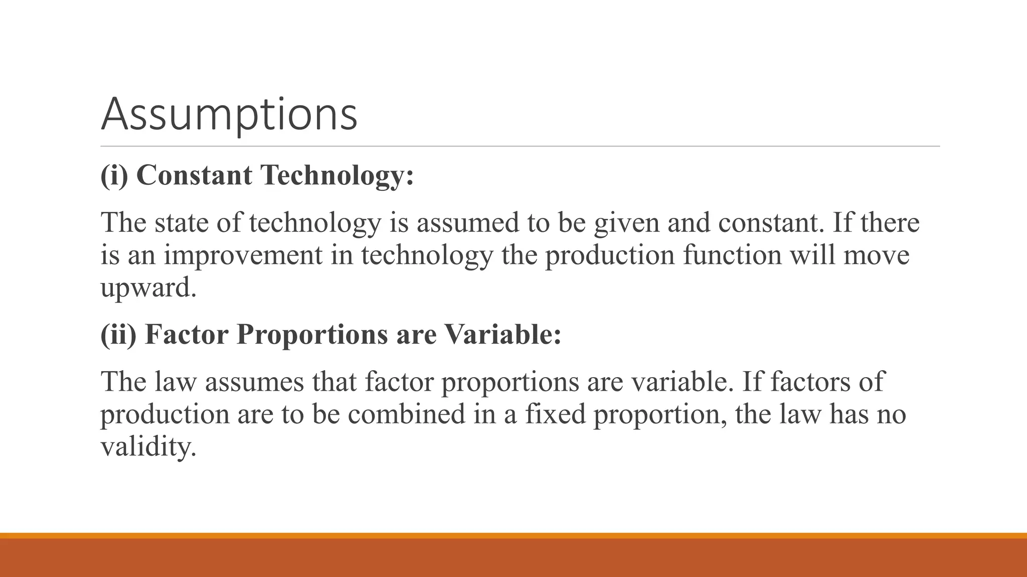 Law of variable proportion | PPTX