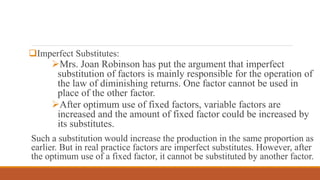 Law of variable proportion | PPTX