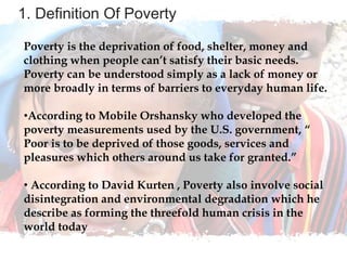 Poverty in economics | PPTX