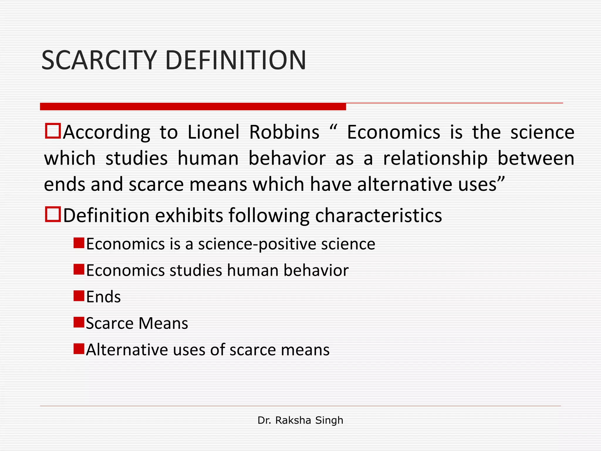 Concept of Economics | PPT