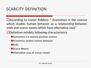 Concept of Economics | PPT