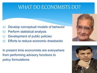 importance of Economics and economists | PPTX
