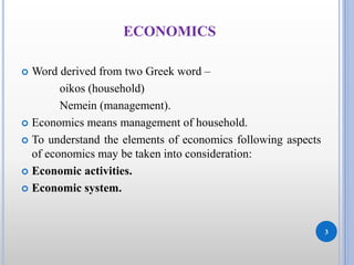 Economics, Pharmaceutical Management | PPT