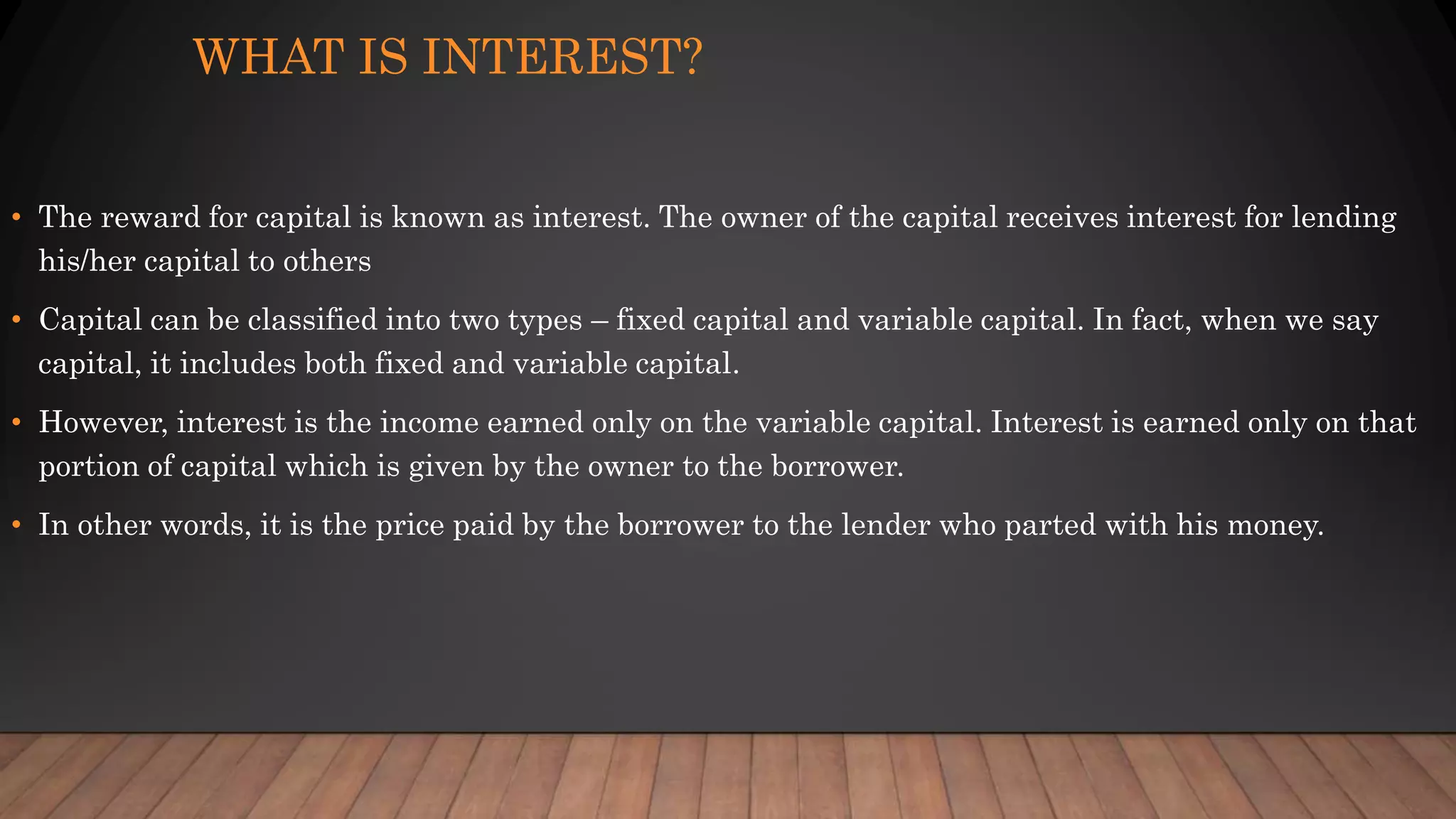 Concept of Interest and Profit | PPTX